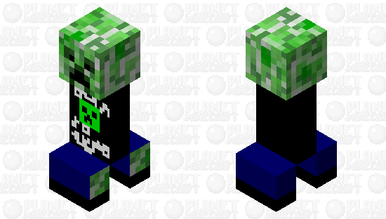 Normal creeper Minecraft Mob Skin