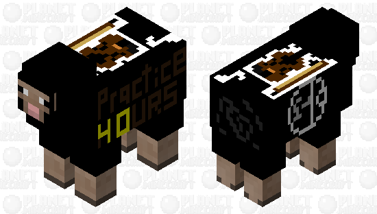 Two Set Violin Sheep Minecraft Mob Skin