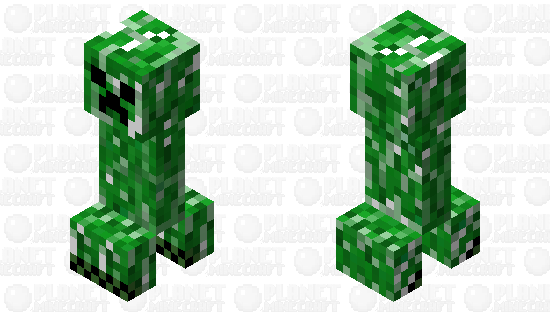 low budget creeper Minecraft Mob Skin