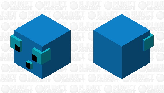 blue slime Minecraft Mob Skin