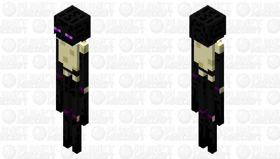 Armored Enderman Minecraft Mob Skin