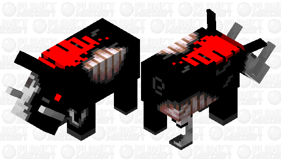 Dark Zoglin Minecraft Mob Skin
