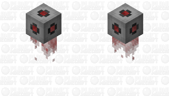 Wandering Bomb Bot with infrared eye Minecraft Mob Skin