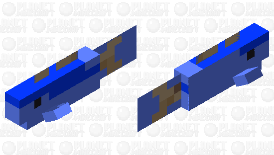 Blue Cod Minecraft Mob Skin