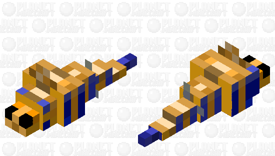 Lobster in water caves Minecraft Mob Skin