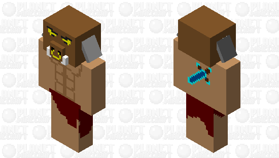 Minotaur Example For Mythical mobs and skins Minecraft Mob Skin