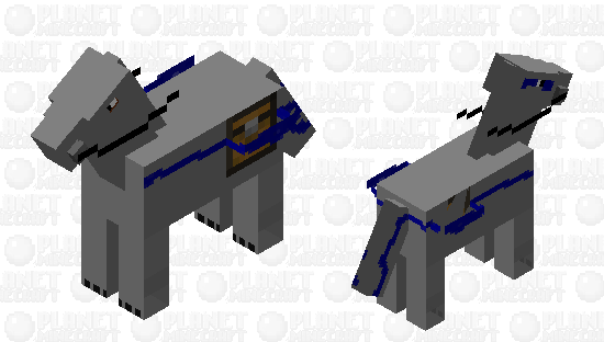 blue Minecraft Mob Skin