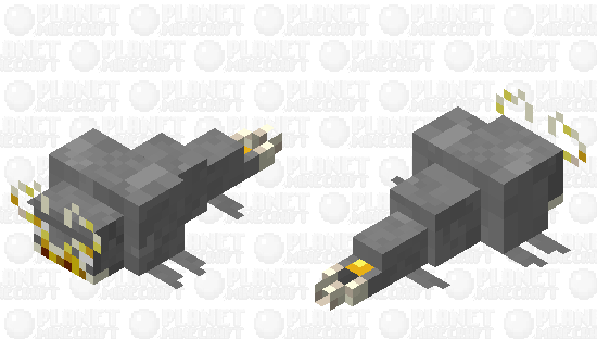 Gold_fish / variant of SilverFish Minecraft Mob Skin