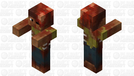 Mutilated Zombie Mutation Minecraft Mob Skin