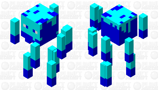 ICE blaze Minecraft Mob Skin