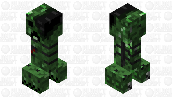 Withering Creeper Minecraft Mob Skin