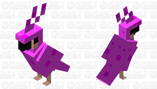 Pink bird Minecraft Mob Skin