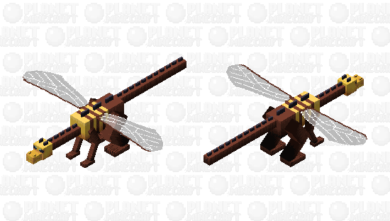 Bee Dragon IMPROVED Minecraft Mob Skin
