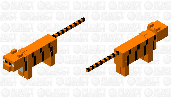 tiger (Fixed) Minecraft Mob Skin