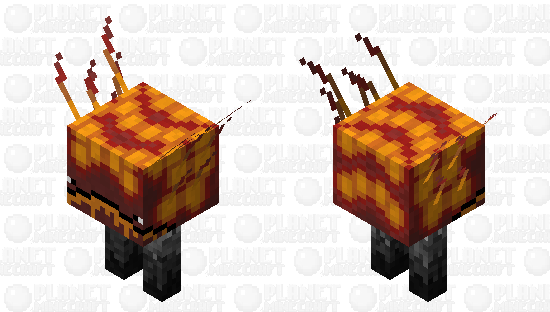 Strider Retextured Minecraft Mob Skin