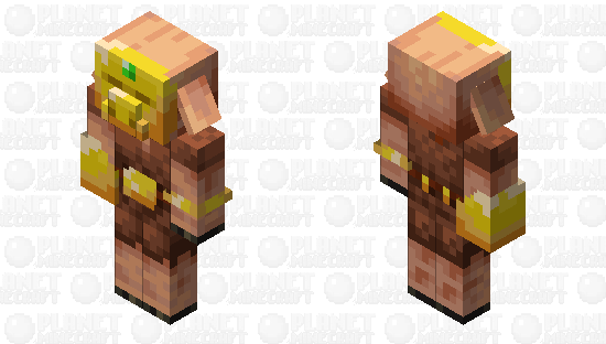 Piglin Chieftain Minecraft Mob Skin