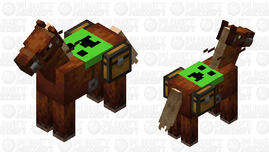 creeper saddle minecraft horse Minecraft Mob Skin