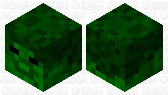 Lost zombie head Minecraft Mob Skin