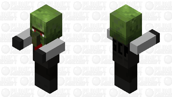 SCP-049-2 / SCP- 008 (Guard) Minecraft Mob Skin