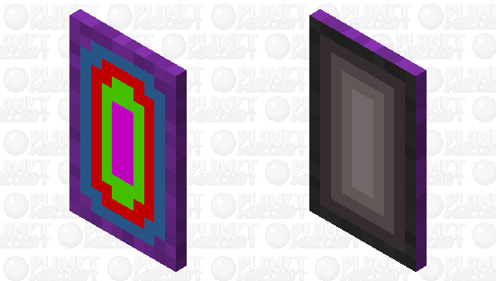 Half bright half dark cape. Minecraft Mob Skin