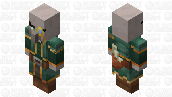 Cartographer Cillager(Re Texturing) Minecraft Mob Skin