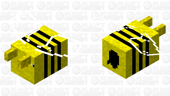 Derpy Bee Minecraft Mob Skin