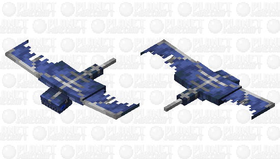 Realistic phantom (blue eyes version) Minecraft Mob Skin