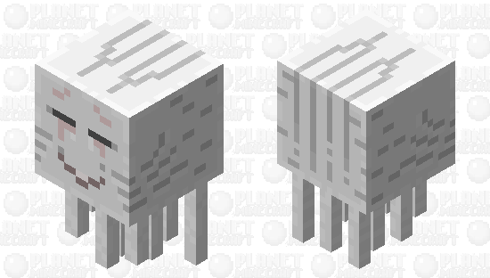 Smiled Ghast Minecraft Mob Skin