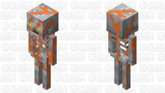 Scary Undead skeleton Minecraft Mob Skin