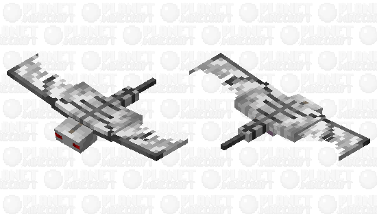 Spectral Phantom Minecraft Mob Skin