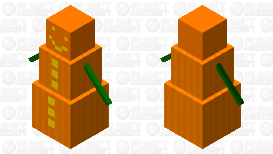 pumpkin snow golem Minecraft Mob Skin