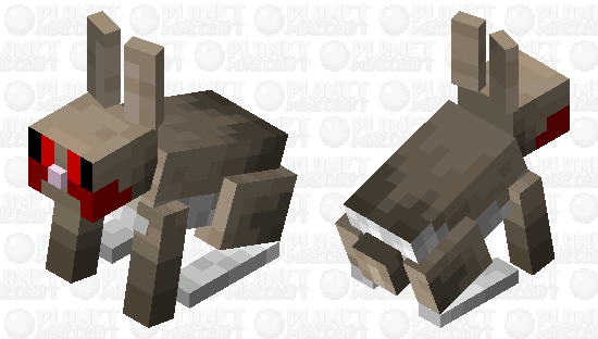 Rabbit.exe Minecraft Mob Skin