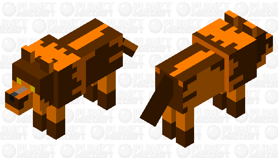 Magma dog Minecraft Mob Skin