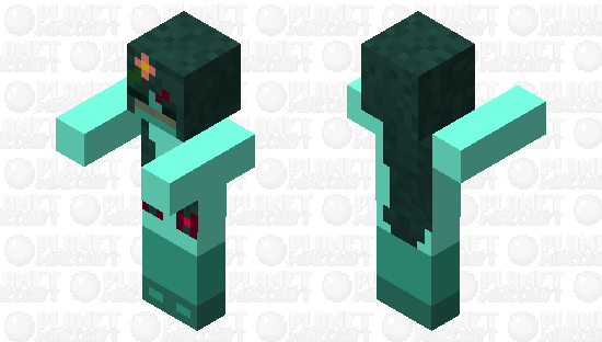 flower zombo Minecraft Mob Skin