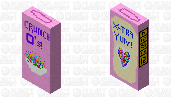 Crunch O's Cereal Box Minecraft Mob Skin