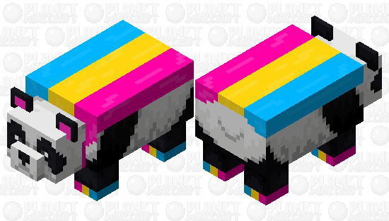 Pan Da Pride Minecraft Mob Skin