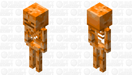 Skeleton Covered In Honey Minecraft Mob Skin