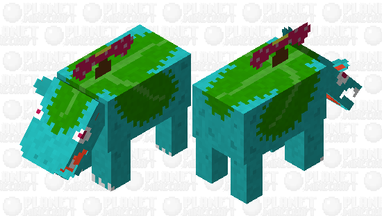 Venusaur Minecraft Mob Skin