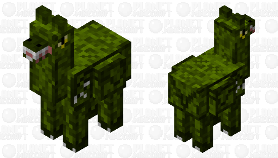 Jurassic Alpaca Minecraft Mob Skin