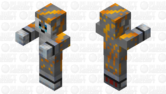 metal virus infected tails Minecraft Mob Skin