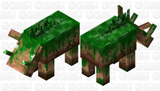Jungle Zoglin Minecraft Mob Skin