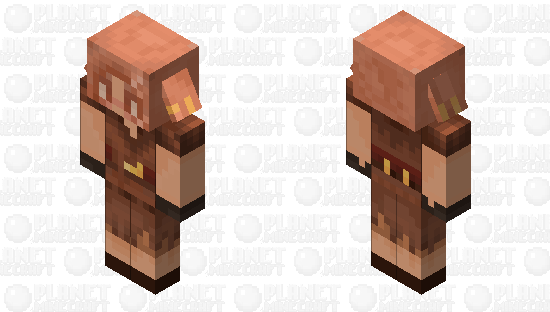 Human Piglin Minecraft Mob Skin