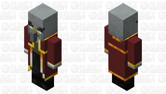 Evoker re-texturing / level 2 Minecraft Mob Skin