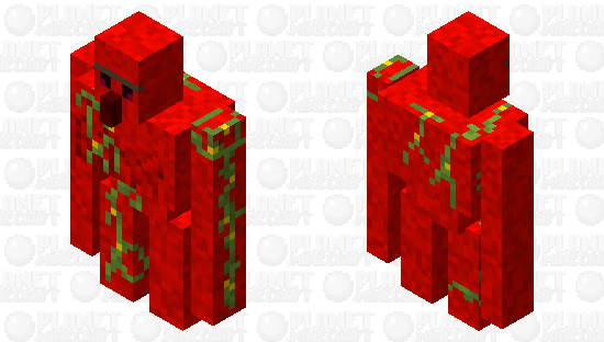 Redstone Golem (request) Minecraft Mob Skin