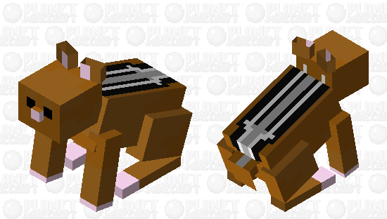 Chipmunk#So cute Minecraft Mob Skin