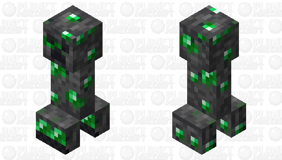 Creeper ore (Emerald Ore) Minecraft Mob Skin