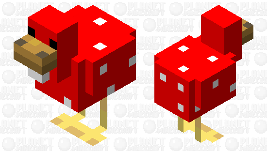 Mushroom chicken Minecraft Mob Skin