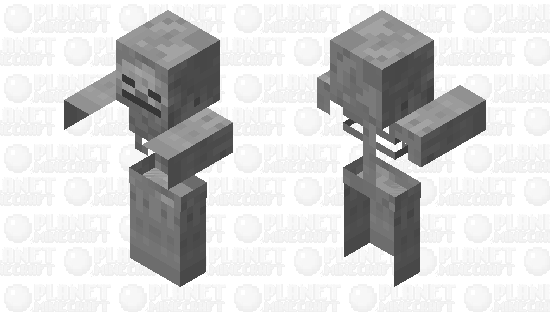 Skeleton Zombie Minecraft Mob Skin