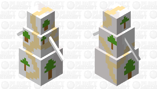 The snow hill (SNOWMAN) Minecraft Mob Skin