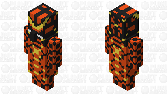 Molten Space Mage Minecraft Mob Skin
